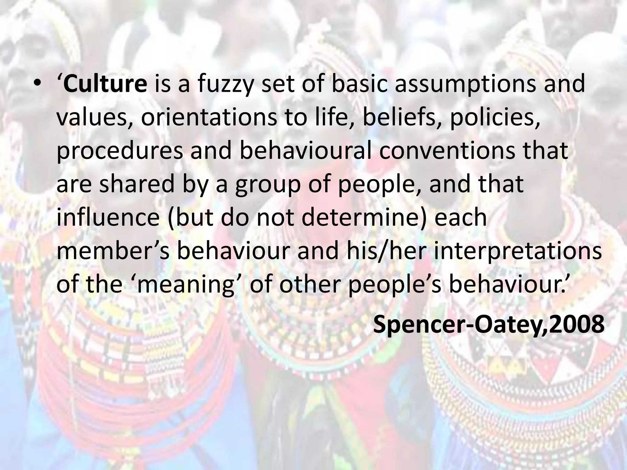 culture defination and meaning | PPTX