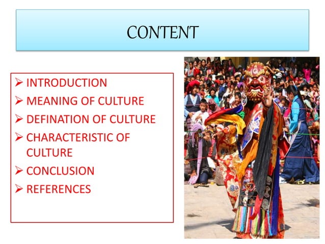 culture defination and meaning | PPT