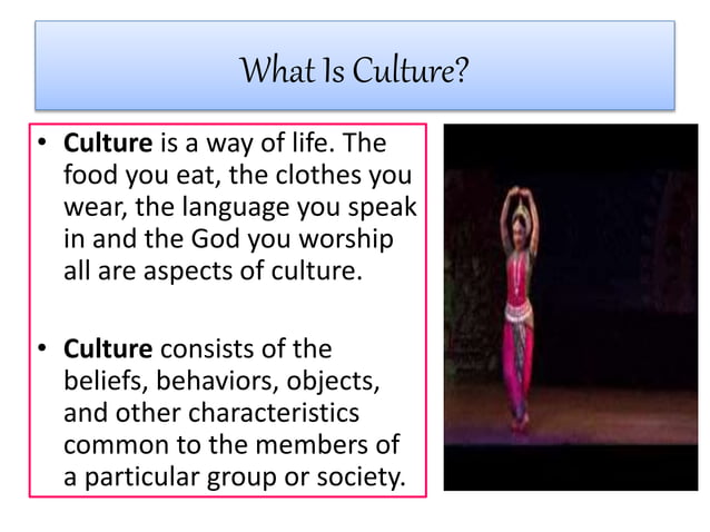 culture defination and meaning | PPT