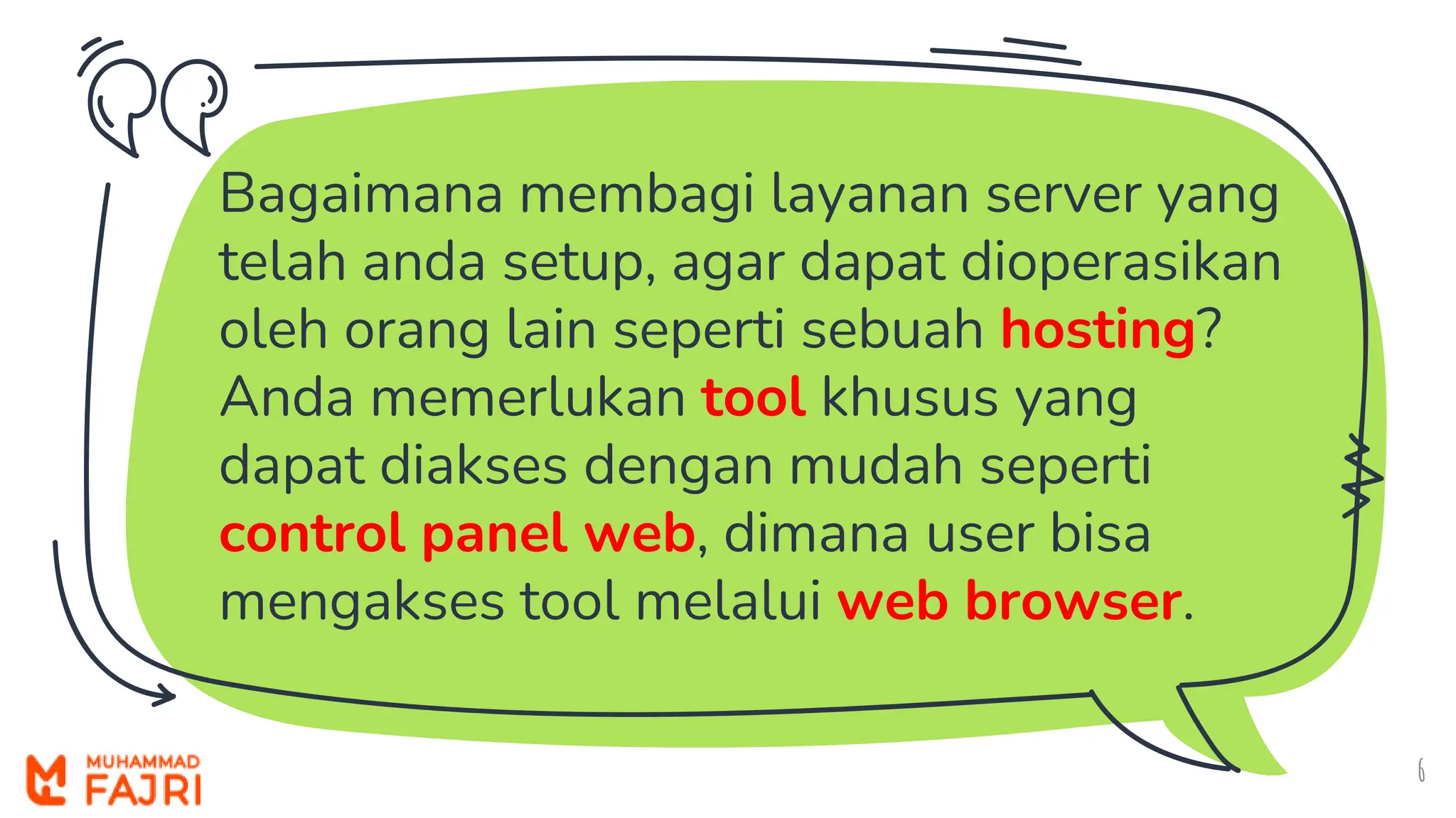 Materi Control Panel Hosting Kls XII TKJ | PDF