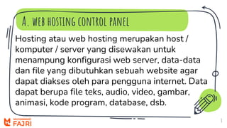 Materi Control Panel Hosting Kls XII TKJ | PDF