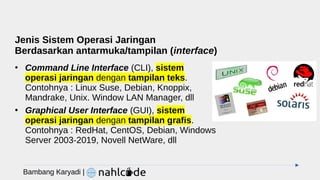 SIstem Operasi Jaringan | PDF