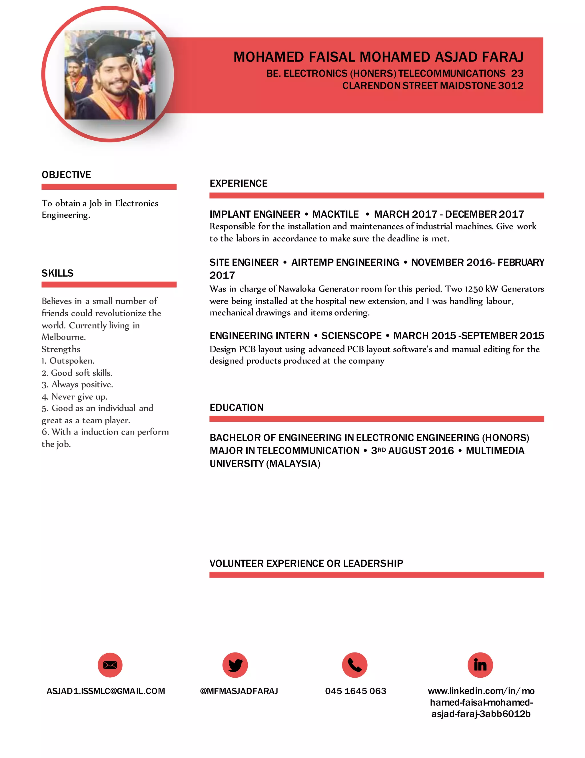 Asjad Faisal resume | DOCX