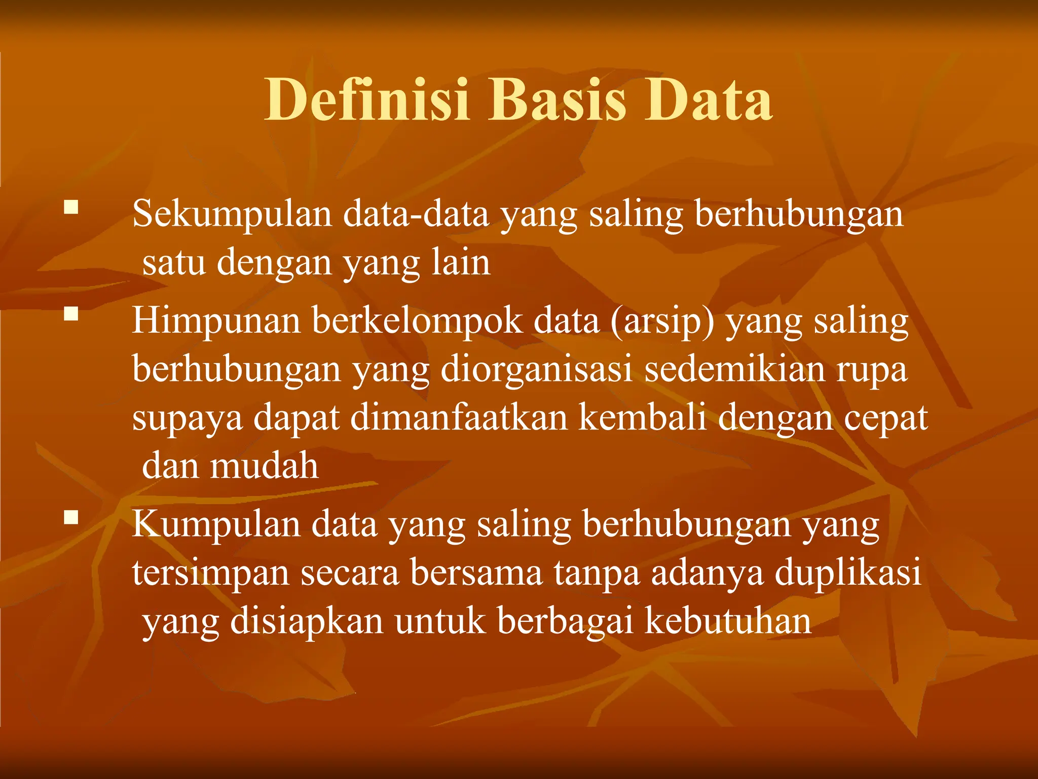 ASJ Materi Dasar Database untuk SMK.pptx | Free Download