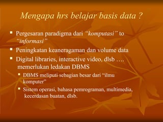 ASJ Materi Dasar Database untuk SMK.pptx | Free Download