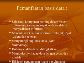 ASJ Materi Dasar Database untuk SMK.pptx | Free Download