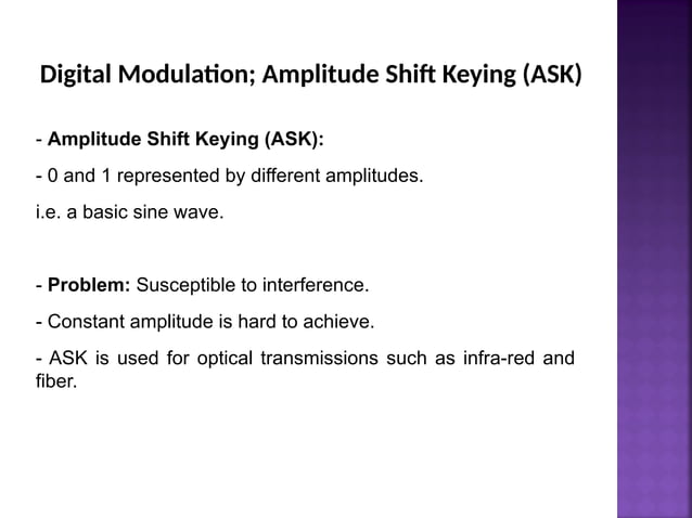 Amplitude shift Keying under digital Mod | PPT