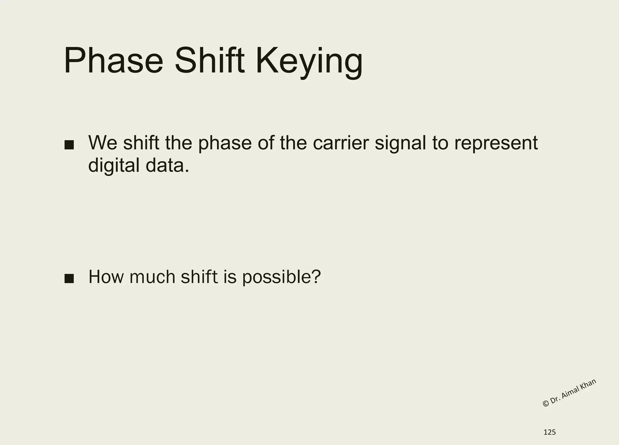 ASK amplitude Calculation and Phase Shift Keying | PDF