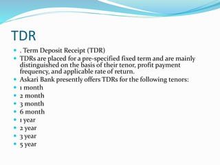 Askari bank | PPTX | Business Banking & Finance | Business