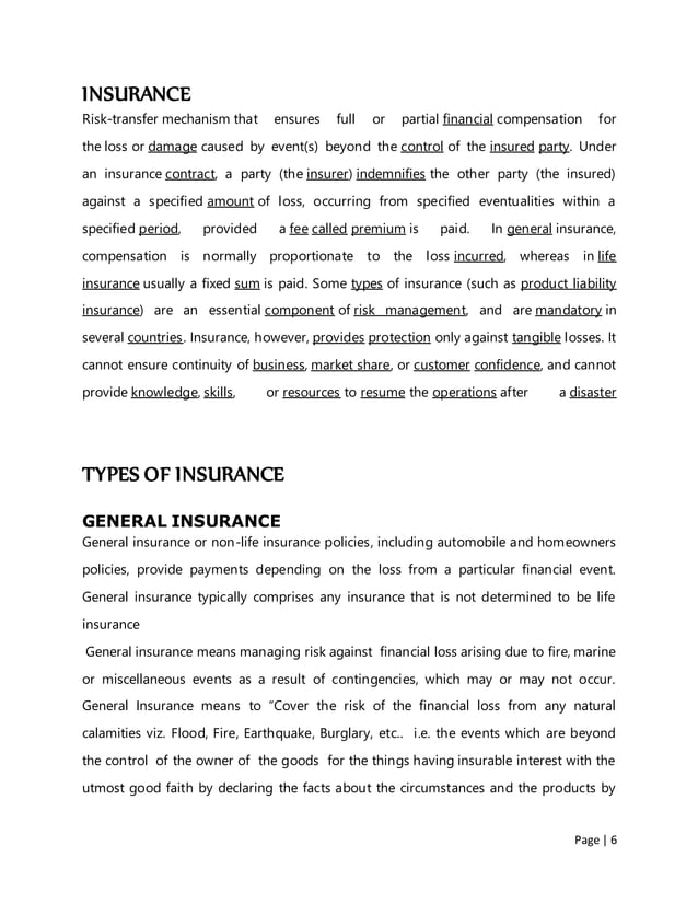 Askari insurance report | PDF