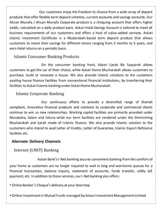 Askari Bank management project | DOCX