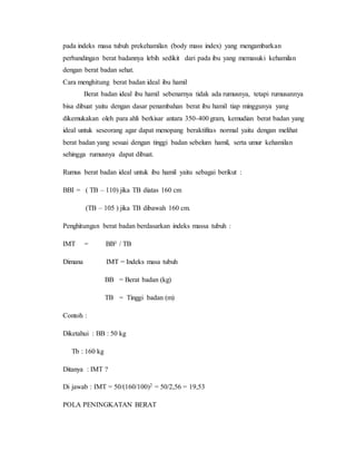 Perubahan anatomi fisiologi pada ibu hamil | DOCX