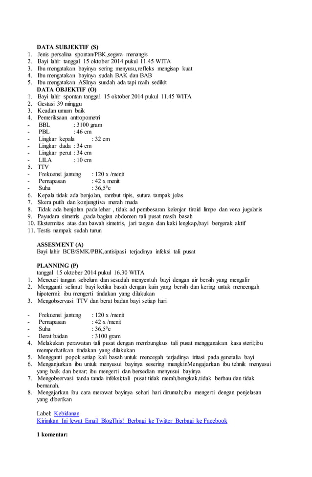Askeb bayi fisiologis 7 langkah | PDF