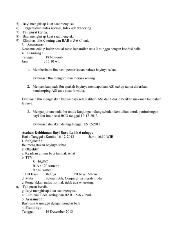 Askeb bbl 2 6 minggu | DOCX
