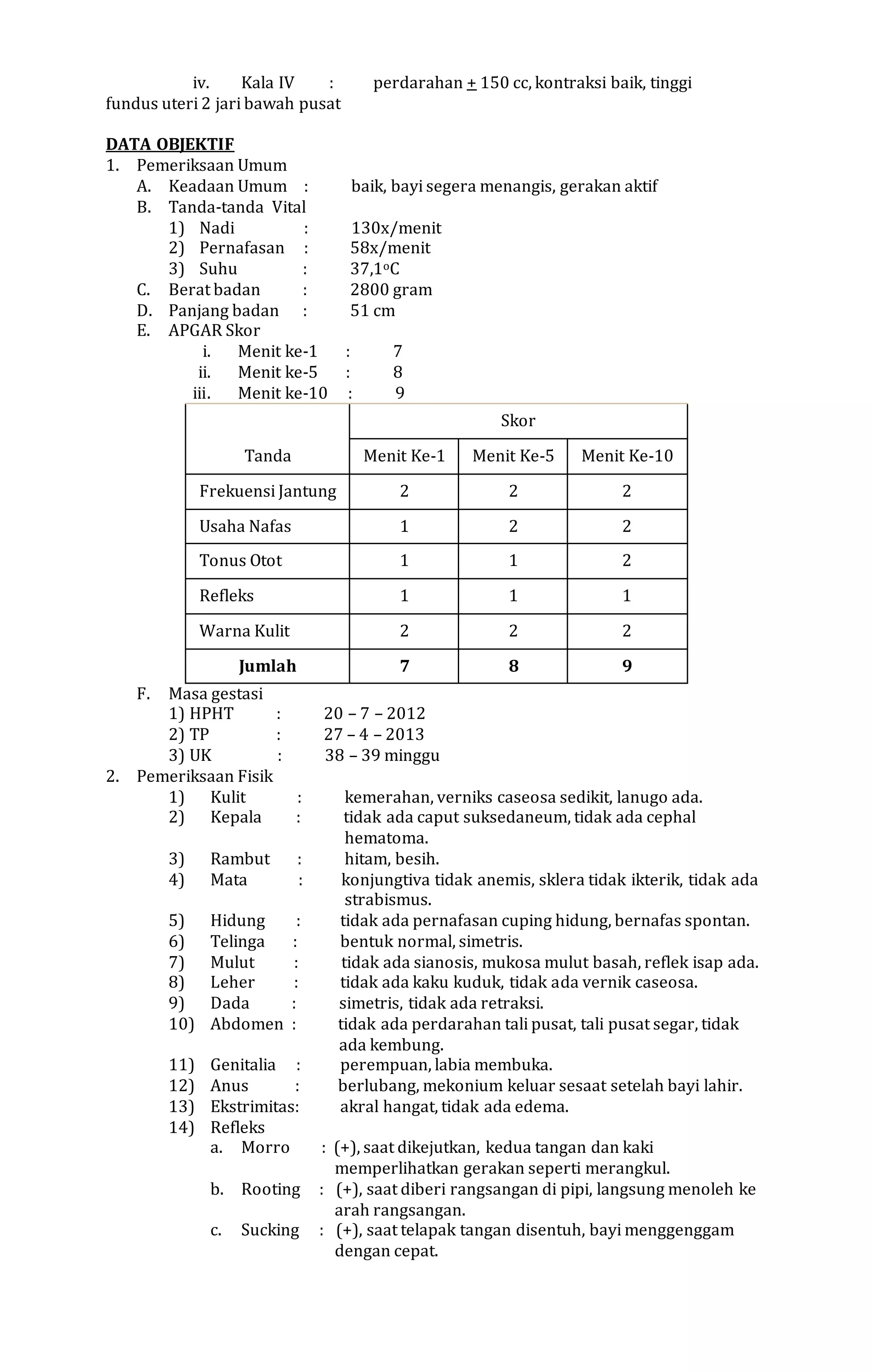 Askeb pada bayi baru lahir normal | DOCX