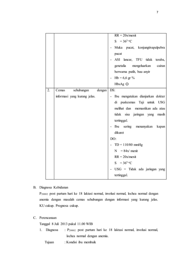 Askeb pp dg anemi | PDF