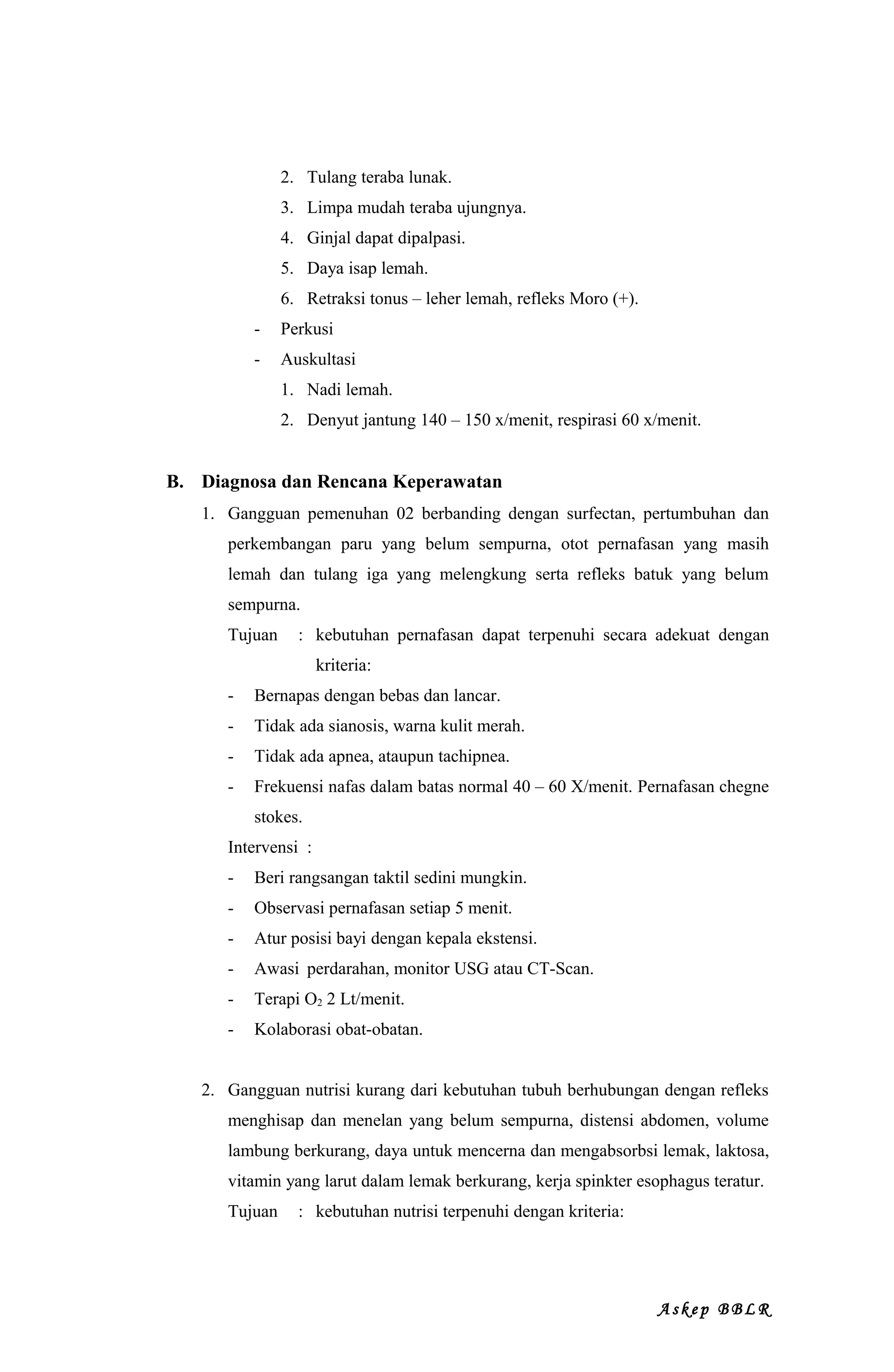 Askep anak-dengan-bblr | DOC