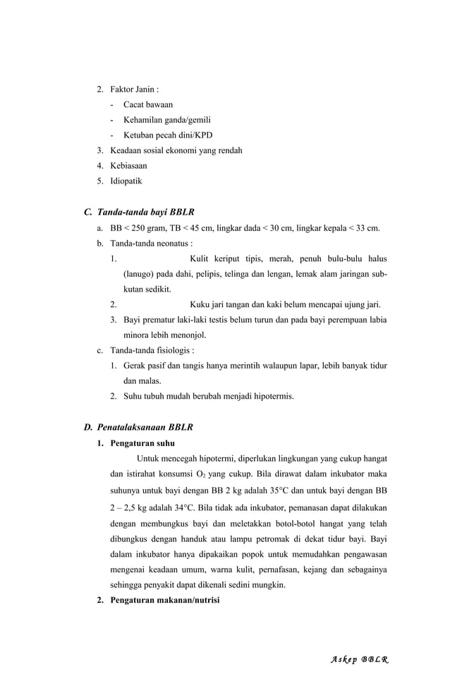 Askep anak-dengan-bblr | DOC