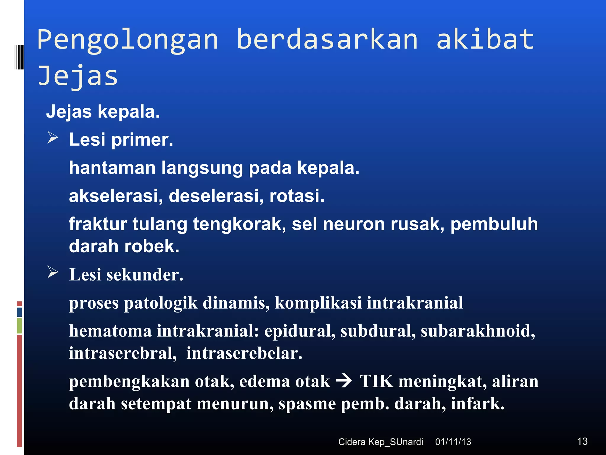 Askep trauma kepala | PPT