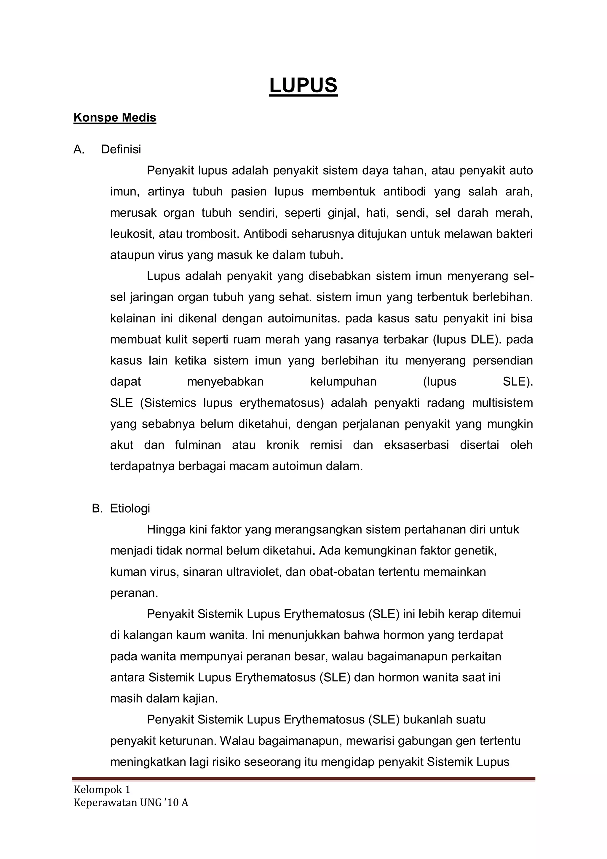 Askep lupus | PDF