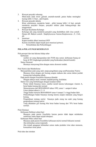 Askep anak dengan ensefalitis | DOC