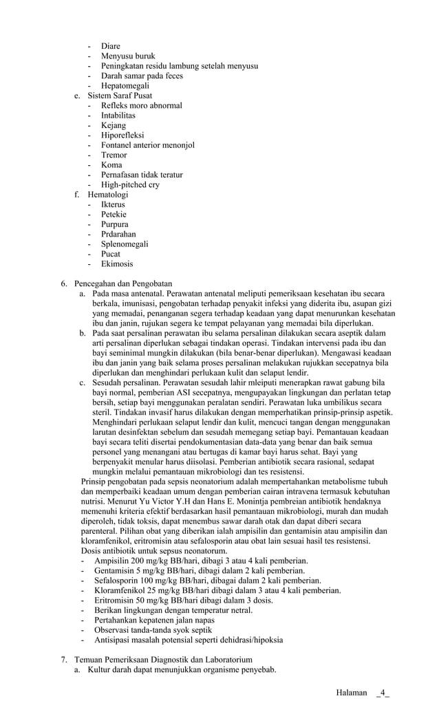 Askep anak dengan sepsis | DOC