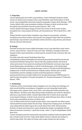 Askep anemia | DOCX