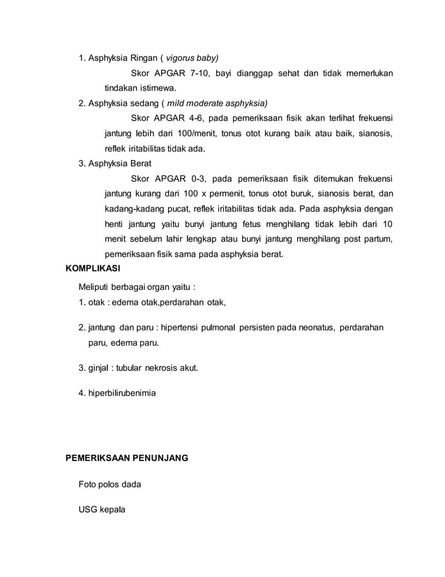 Askep asfi ksia neonatorum | PDF