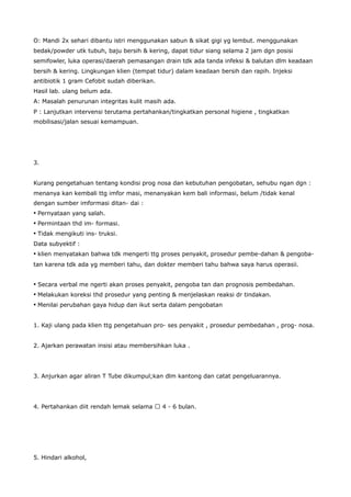 Askep batu empedu | ODT