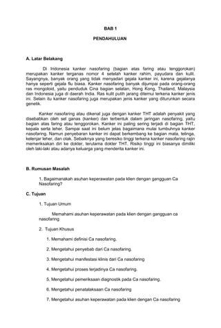 Askep ca.nasoparing | DOCX