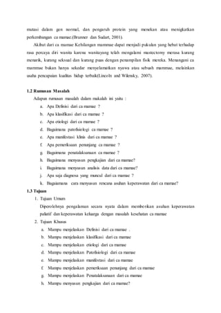 Askep ca mamae | DOCX