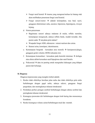 Askep cidera kepala n cidera tulang belakang | DOCX