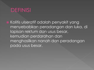 Askep colitis ulseratif | PPTX