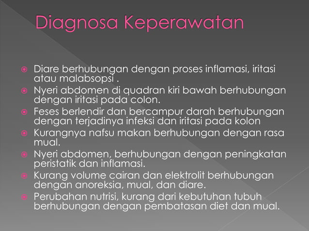 Askep colitis ulseratif | PPTX