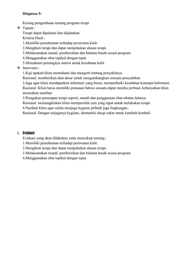 Askep dermatitis | DOCX