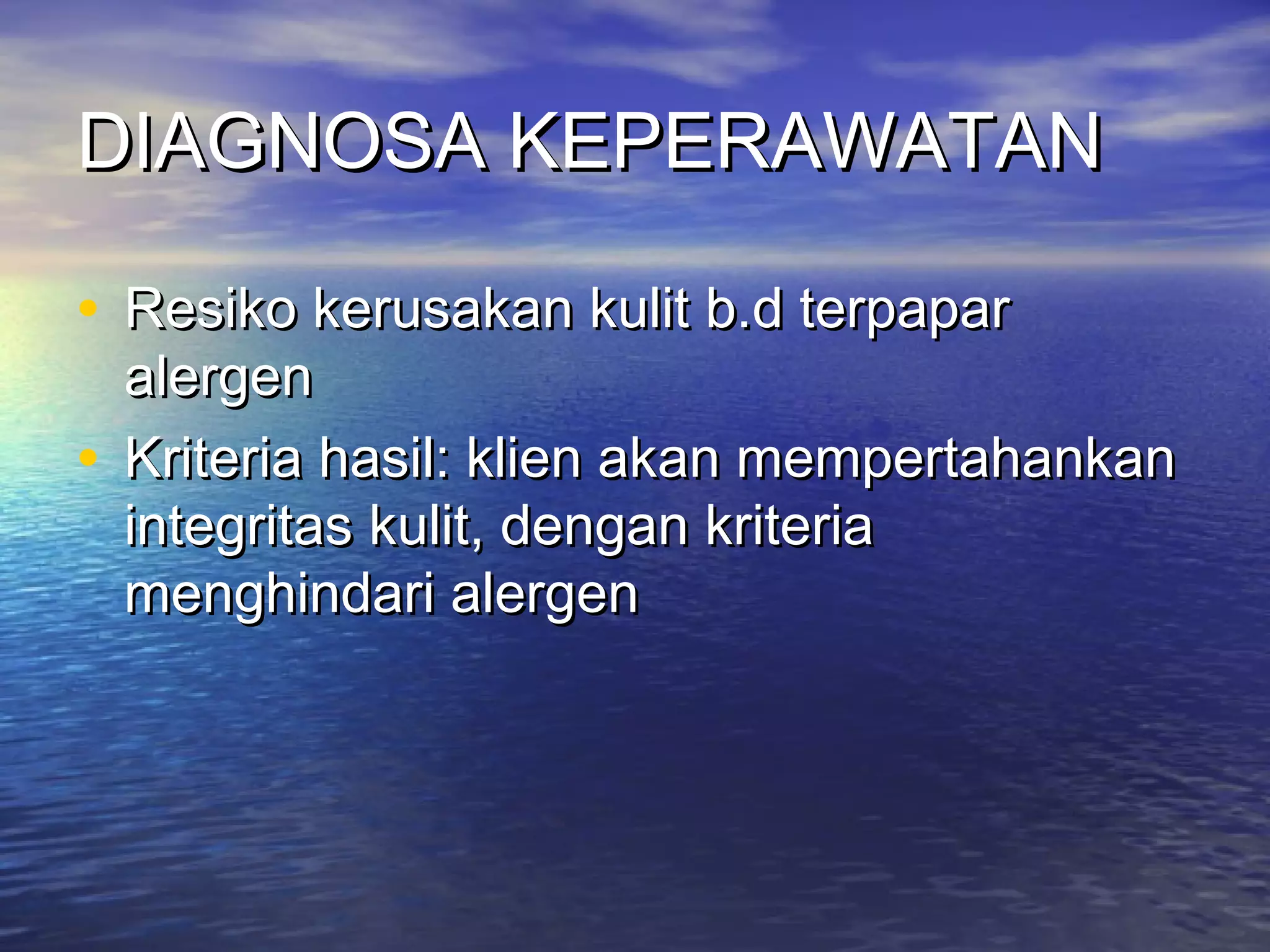 Askep dermatitis atau eksema | PPT