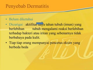 Askep dermatitis | PPTX