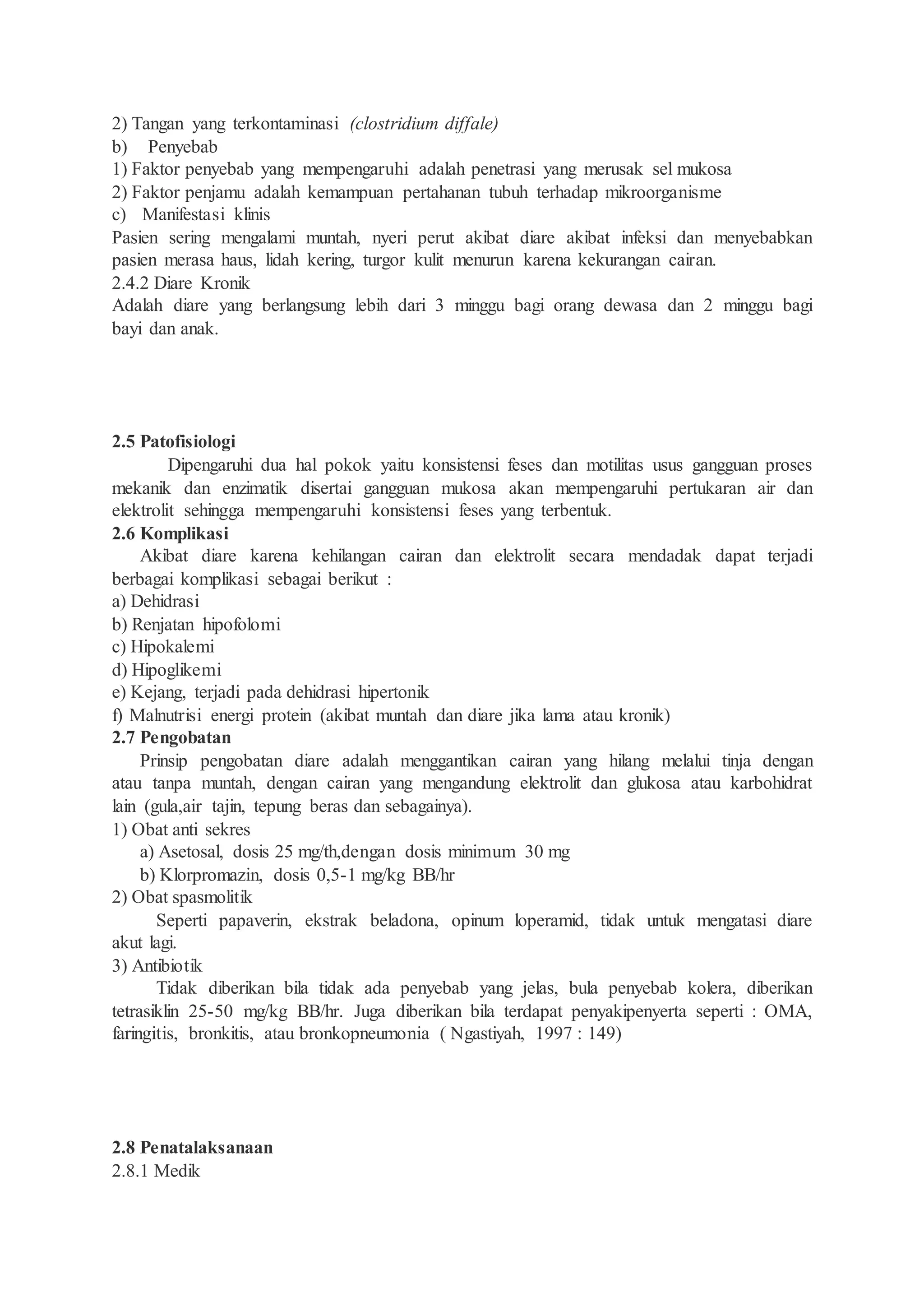 Askep diare | DOCX