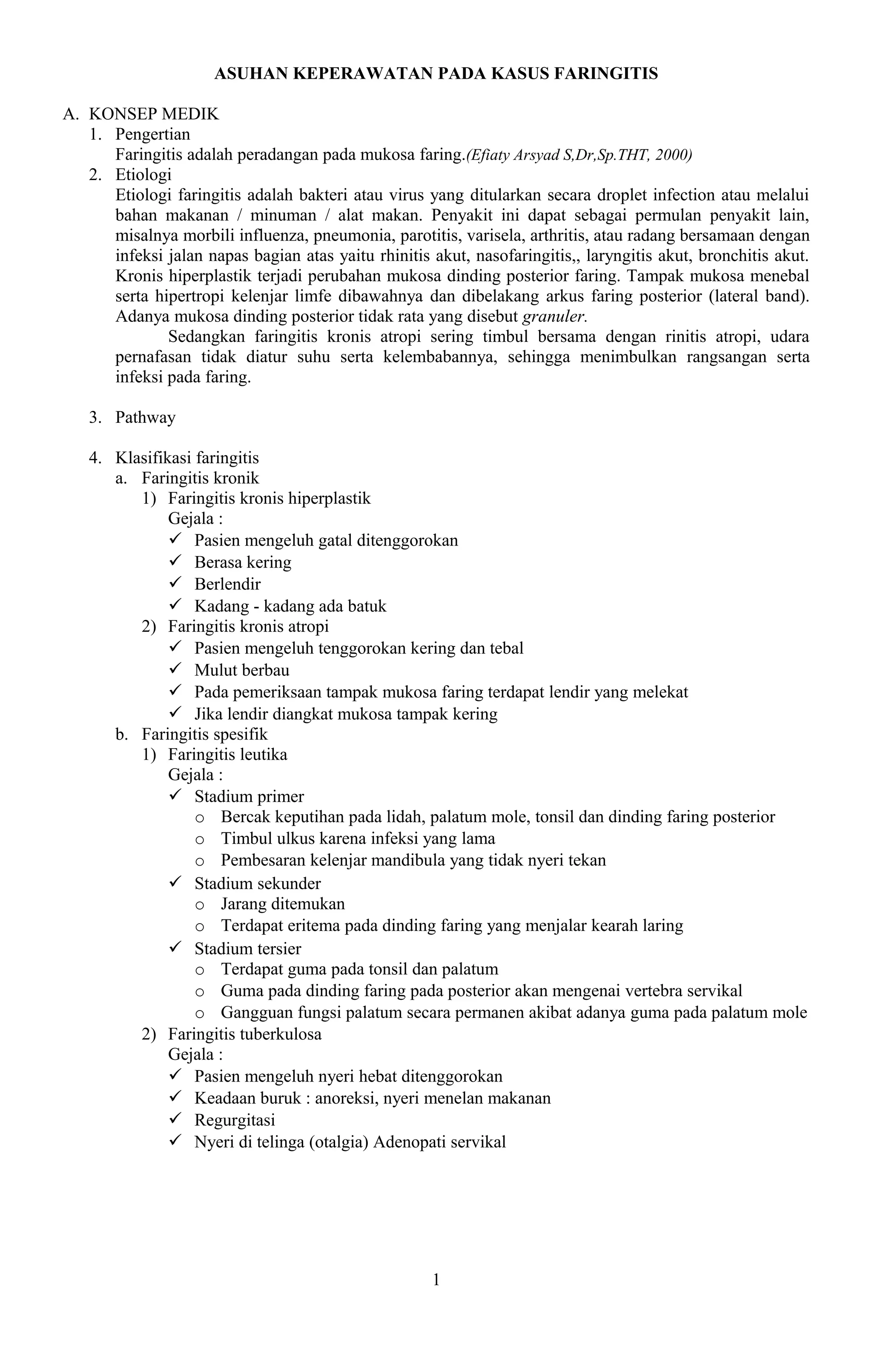 Askepfaringitis | PDF