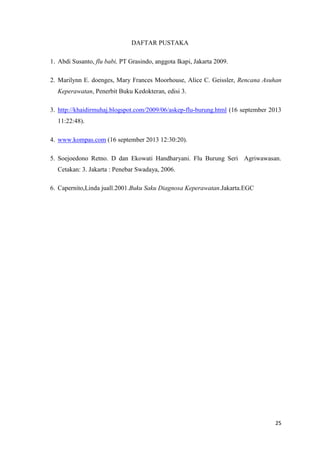 ASKEP Flu Burung & Babi | DOCX