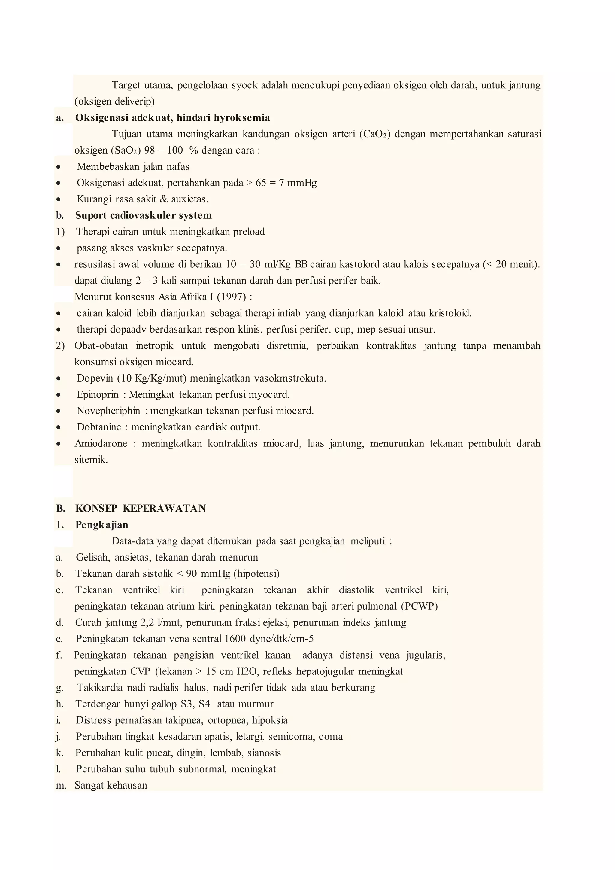 Askep gadar dengan kondisi syok | DOCX