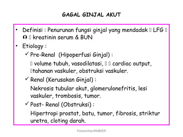Askep Gagal Ginjal Akut & Kronik | PPT