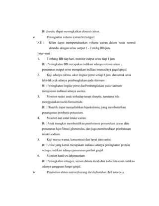 Askep glomerulonefritis akut | DOC
