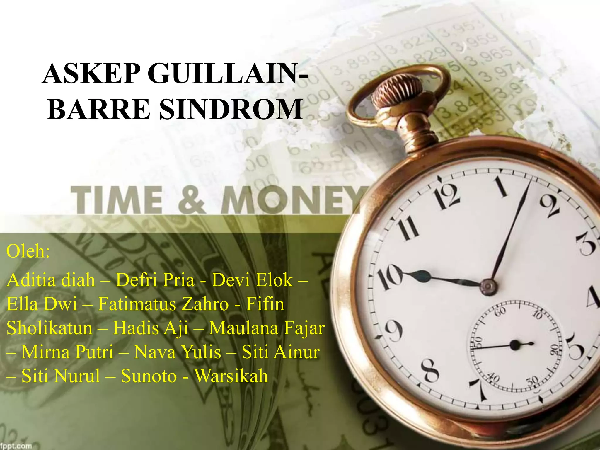 guillain barre sindrom | PPTX