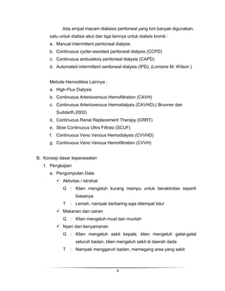 Askep hemodialisis AKPER PEMKAB MUNA | DOCX