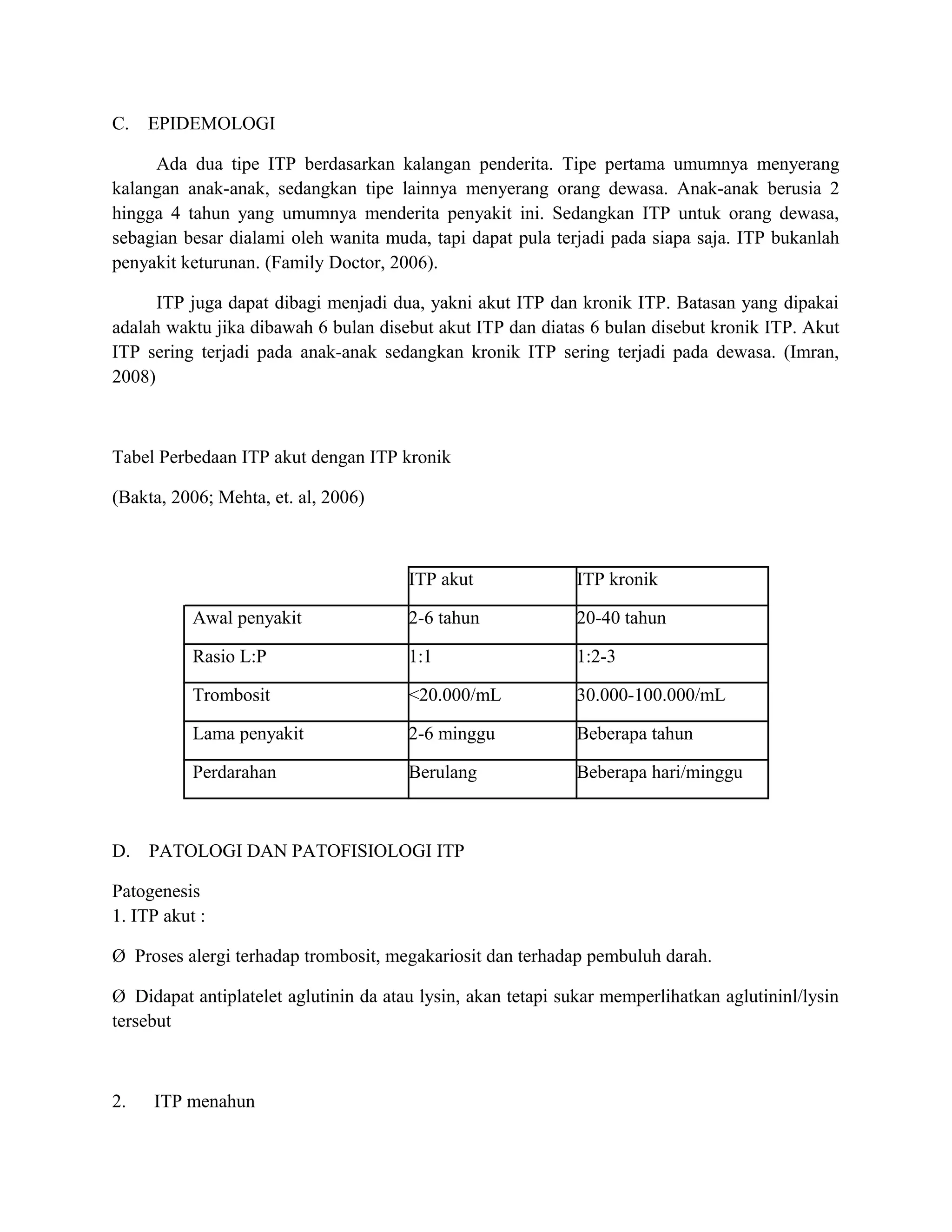 Askep idiopathic thrombocytopenic purpura | DOC