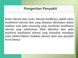 ASKEP Insufisiensi Adrenal.pptx