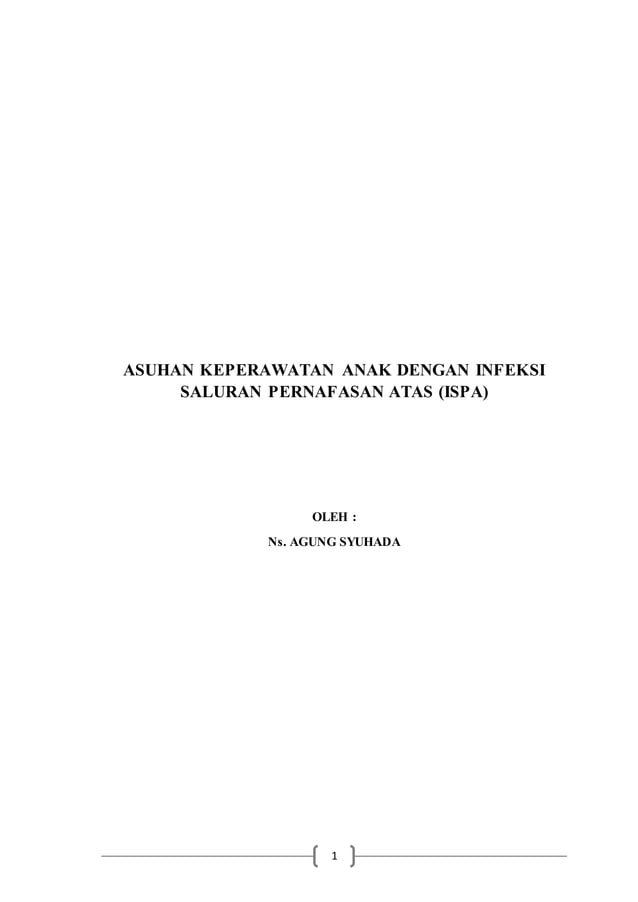 Askep Anak dengan ISPA | DOCX