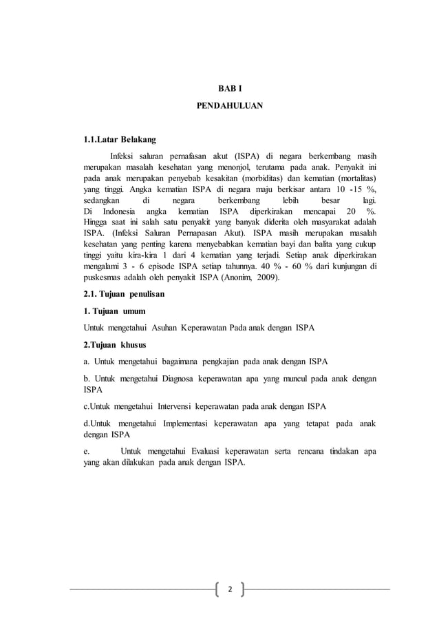 Askep Anak dengan ISPA | DOCX