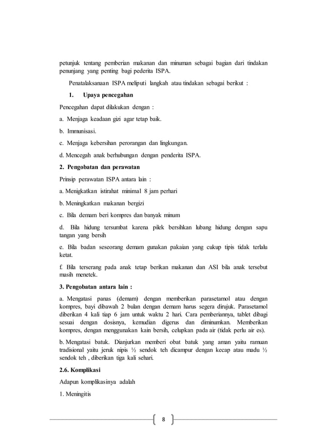 Askep Anak dengan ISPA | DOCX